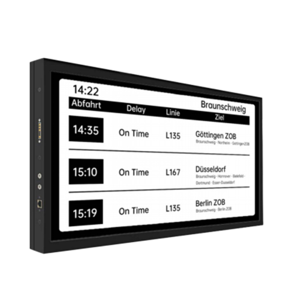 Custom Timing E-Paper BUS STOP SIGN display real-time factory and ...