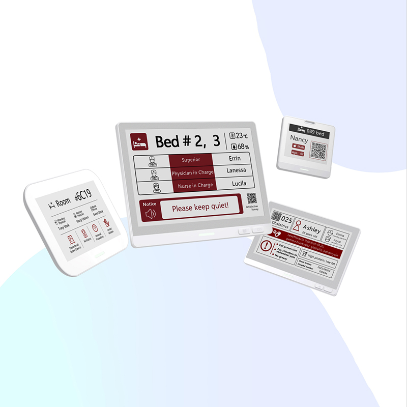 Custom Smart Healthcare E-Bedside Card E-paper screen factory and ...